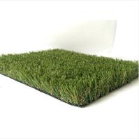 China 35mm Synthetic Artificiel Green Grass Carpet W Shaped Monofilament PE for sale