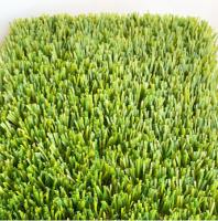 China Light Green Fescue Yellow Garden Artificial Grass With SBR Latex Coating for sale