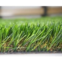 China Natural Looking Outdoor Artificial Turf Grass Carpet Uv Resistant for sale