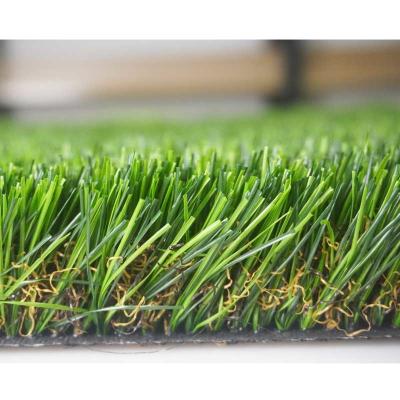 China Natural Looking Outdoor Artificial Turf Grass Carpet Uv Resistant for sale
