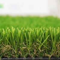 China Wear Resistance Garden Artificial Grass With W Shaped Yarns 60mm Pile Height for sale