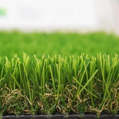 China Wear Resistance Garden Artificial Grass With W Shaped Yarns 60mm Pile Height for sale