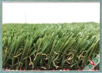 China Professional Natural Artificial Grass Turf , School / Backyard / Garden Fake Grass for sale