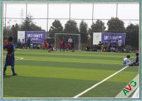 China Water - Saving Football Artificial Grass Green Color Temperature Adjustment for sale