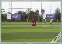 China 14500 Dtex Football Artificial Turf Grass Fullness Surface Soft For Children Playing for sale