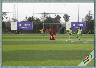 China 14500 Dtex Football Artificial Turf Grass Fullness Surface Soft For Children Playing for sale