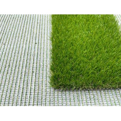 China Decoration Natural Looking Soft Artificial Grass Synthetic Curved Wire For Garden for sale