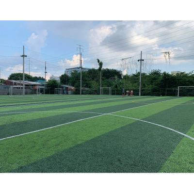 China SGS Green Synthetic Turf futsal carpet For Football Ground for sale