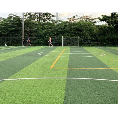 China Sports Carpet Floor Outdoor Football Artificial Turf PP + Leno Backing for sale
