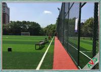 China Diamond Shape Durable Football Artificial Turf 10000 Dtex Monofilament PE Yarn for sale