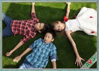China High Resilience / Skid Resistant Landscaping Synthetic Grass With 12000 Dtex for sale