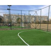 China Green Outdoor Artificial Grass Roll For PP+Net Backing 25m 50m  Fire Resistance for sale