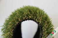 China Waterproof 11000 Dtex Fleece Backing Indoor Outdoor Carpet Grass Turf Green Artificial for sale