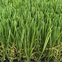 China Leisure Garden Artificial Grass Flooring / Fake Grass Carpet Monofilament PE + Curly PPE for sale