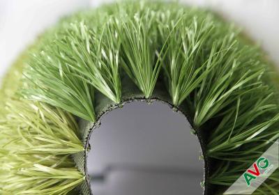 China Bicolor Football Artificial Turf With Three Stem Of Dense Surface And Up Straight Standing Yarn for sale