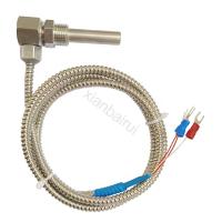 China 3 Wires Waterproof Probe Thermal Resistance Thermocouples Pt100 Rtd Pt1000 Temperature Sensor for sale