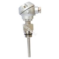 China High Accuracy Probe Thermocouple Temperature Sensor 4-20ma Transmitter for Water Chiller Measures Coolant Hot Water Temperature for sale