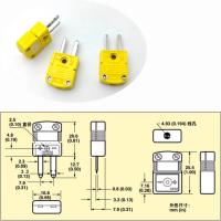 China K Type Thermocouple Plugs Connector Industrial High Temperature Female Mini K Type Male and Female Thermocouple Connector Plug for sale