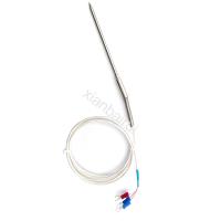 China 3 Wire Industrial Stainless Steel Probe Temperature Thermocouple Type K  Rtd Sensor Pt100 for sale