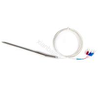 China 3 Wire Industrial Stainless Steel Probe Temperature Thermocouple Type K  Rtd Sensor Pt100 for sale