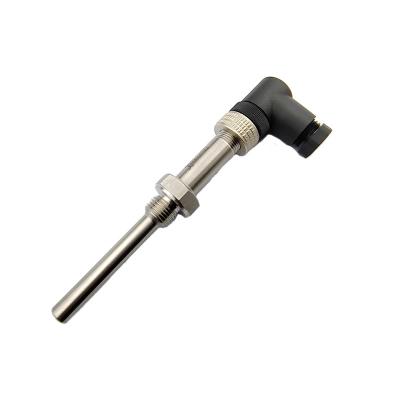 China Pt100 RTD temperature sensor with M12 connector and quick-install interface for process control for sale