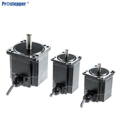 China Black Three Phase 57mm IP65 Nema 23 Waterproof Stepper Motor for sale