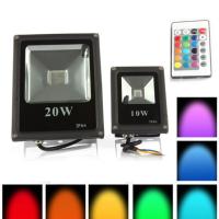 China 10w 20w 30w Outdoor LED Flood Lights , IP65 RGB LED Flood Lights Weather Proof for sale