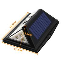 China Anti Heat Solar Powered Outdoor Wall Mounted Lights With Rechargeable Battery for sale