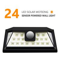China Anti Heat Solar Powered Outdoor Wall Mounted Lights With Rechargeable Battery for sale