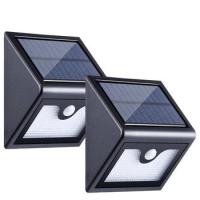 China Smart Solar Powered LED Wall Light , Outdoor IP65 Waterproof LED Wall Light for sale