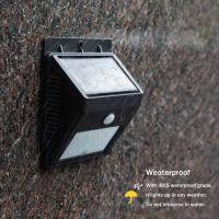 China Motion Sensor Solar Powered LED Wall Light 2700-6500K CCT Weather Proof for sale