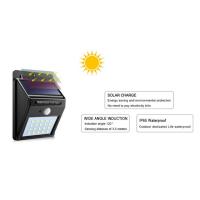 China Motion Sensor Solar Powered LED Wall Light 2700-6500K CCT Weather Proof for sale