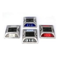 China Aluminum Solar Powered LED Ground Lights , Water Resistant Road Stud Light for sale