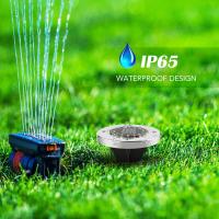 China 16 LEDs Solar Powered LED Ground Lights , In Ground Pathway Lights Easy Installation for sale