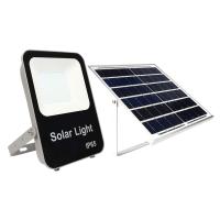China 30w 60w 100w Solar Powered LED Flood Light Waterproof Die Casting Aluminum Shell for sale