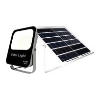 China 30w 60w 100w Solar Powered LED Flood Light Waterproof Die Casting Aluminum Shell for sale