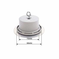 China 3 Leds Outdoor Ground Lamps , Light Steel Tempered Glass Solar Led Lawn Lights for sale