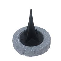 China Waterproof LED Solar Powered Garden Ground Lights Simulated Marble Stone Appearance for sale