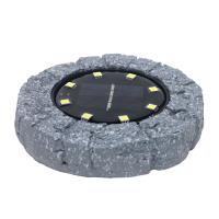 China Waterproof LED Solar Powered Garden Ground Lights Simulated Marble Stone Appearance for sale