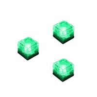 China Environmental Friendly Solar Powered LED Ground Lights Creative Cube Rock Stone Shape for sale