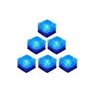 China Environmental Friendly Solar Powered LED Ground Lights Creative Cube Rock Stone Shape for sale