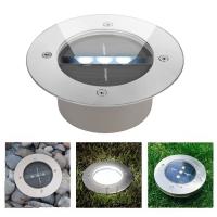 China 3 LEDs Solar Buried Lights , Landscape Solar Powered Outdoor Lamp Waterproof for sale