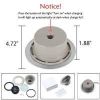 China 3 LEDs Solar Buried Lights , Landscape Solar Powered Outdoor Lamp Waterproof for sale