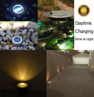 China 3 LEDs Solar Buried Lights , Landscape Solar Powered Outdoor Lamp Waterproof for sale