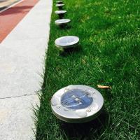 China 3 LEDs Solar Buried Lights , Landscape Solar Powered Outdoor Lamp Waterproof for sale