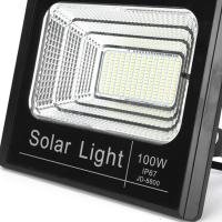 China High Brightness Solar Powered LED Flood Light With Sensor 40w 60w 100w 200watt for sale