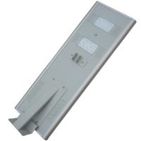 China 30 Watt All In One LED Solar Street Light Light Grey / Black Case SMD3030 Chip for sale