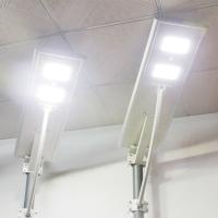 China 30 Watt All In One LED Solar Street Light Light Grey / Black Case SMD3030 Chip for sale