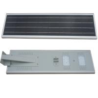China 30 Watt All In One LED Solar Street Light Light Grey / Black Case SMD3030 Chip for sale