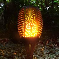 China 1w Flickering Flame Solar Lights , LED Solar Torch Light 8-10 Hours Lasting Time for sale